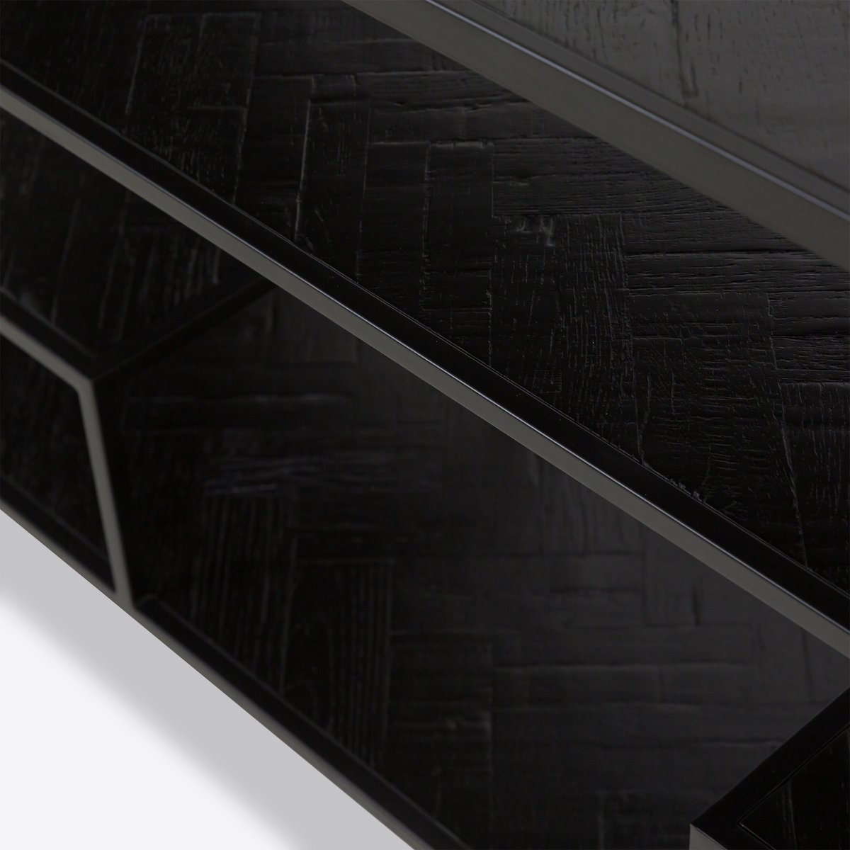 York Ebonised Oak Console Table from Pure White Lines for sale at Pamono