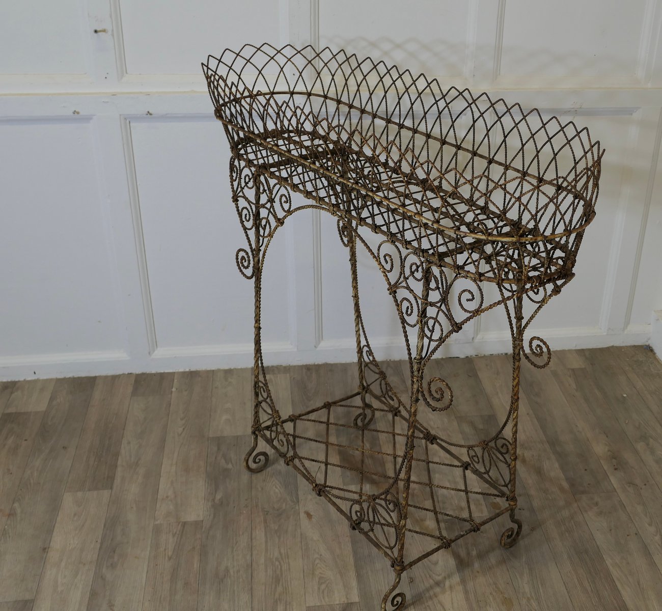 Regency Wire Work Plant Stand for sale at Pamono