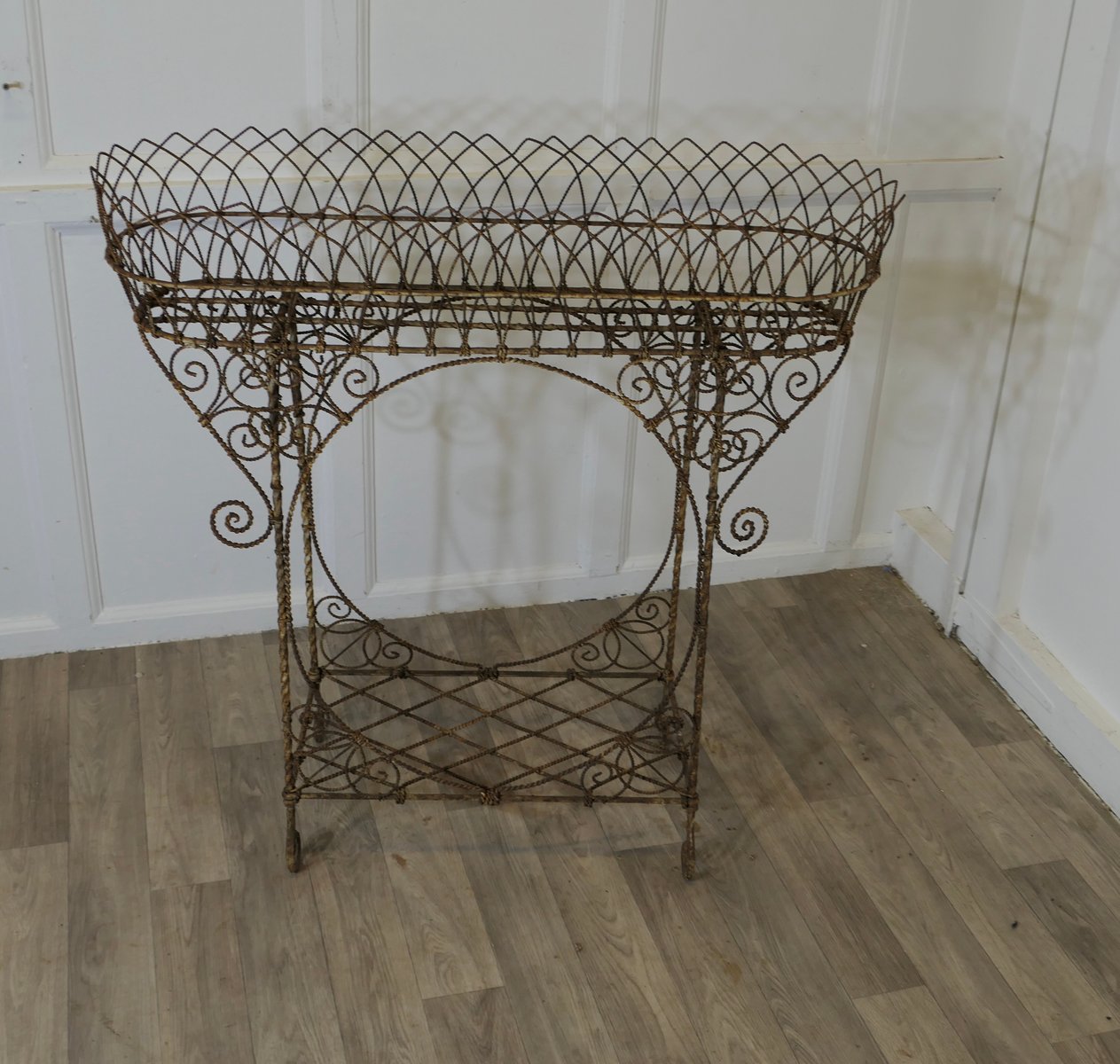 Regency Wire Work Plant Stand for sale at Pamono