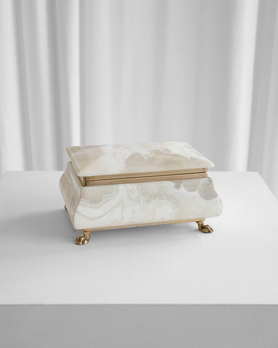 Natural Stone Jewelry Box, 1950s for sale at Pamono