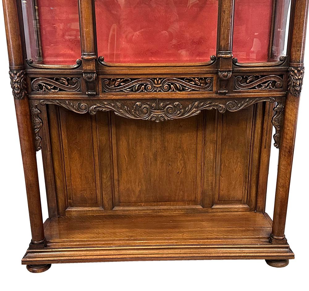 Antique Historicist Display Cabinet in Wood, 1870s for sale at Pamono