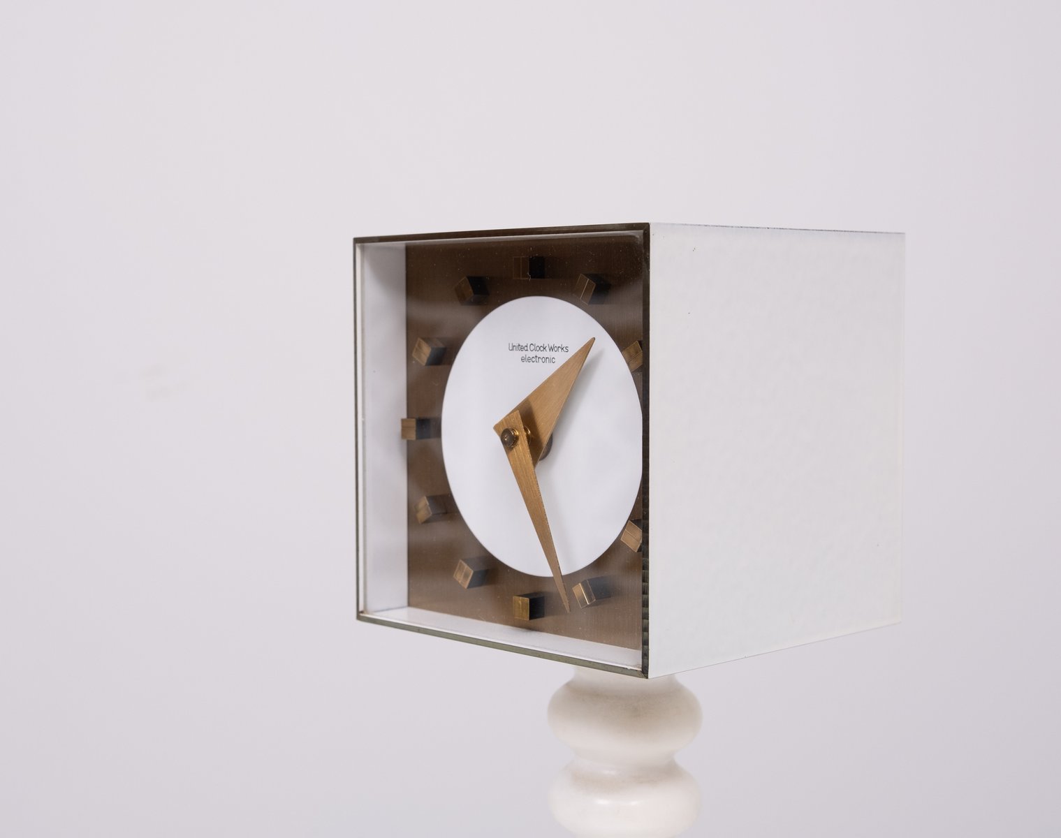 Square Atlanta Electric Table Clock from Kienzle International, Germany ...