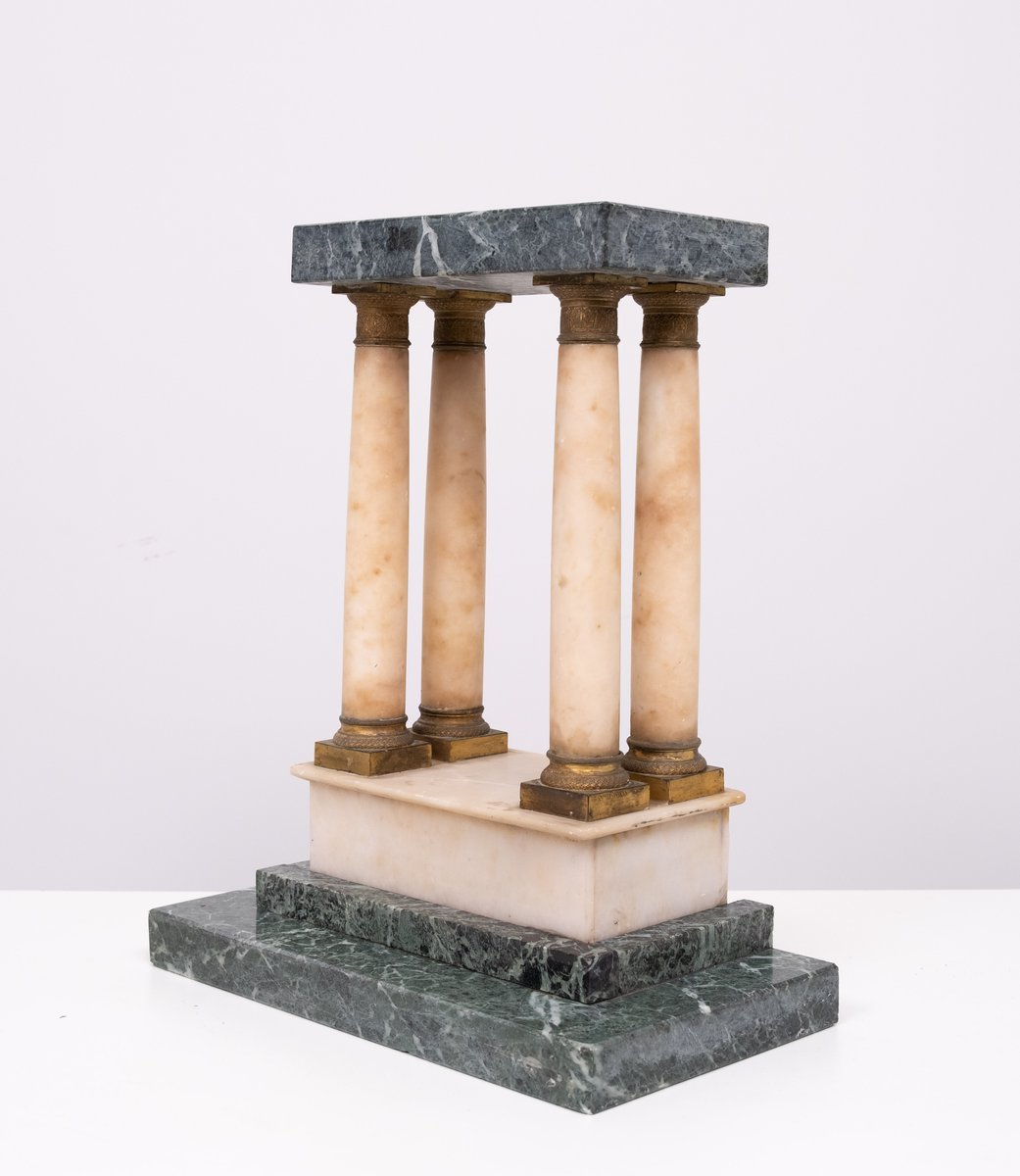 Antique Marble Column Pedestal, Italy, 1880s for sale at Pamono
