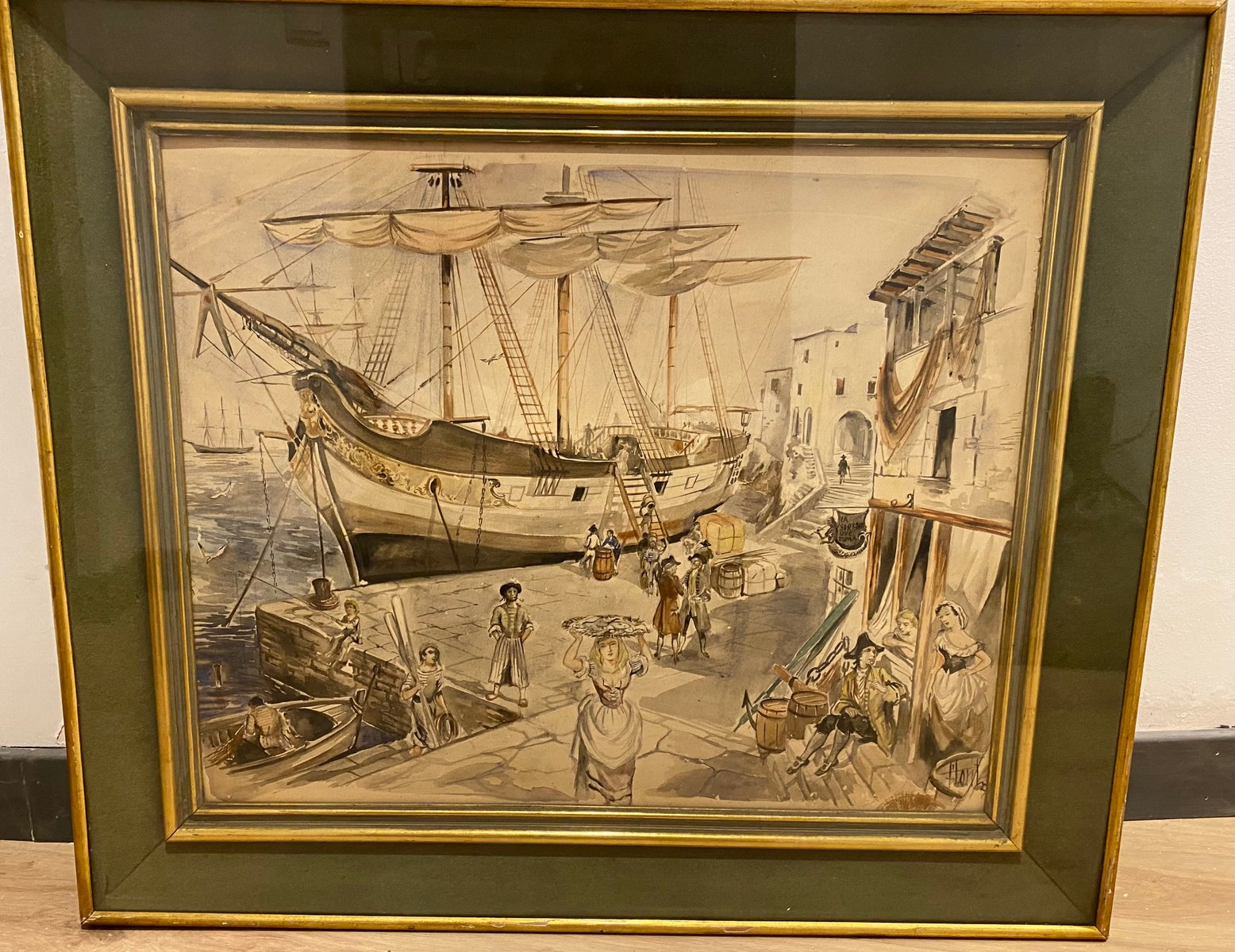 José Luis Florit Rodero, Maritime Port of the 17th Century, 1960s ...