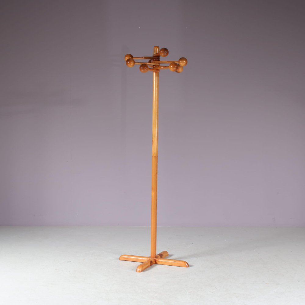 Pine Coat Rack, Denmark, 1970s for sale at Pamono