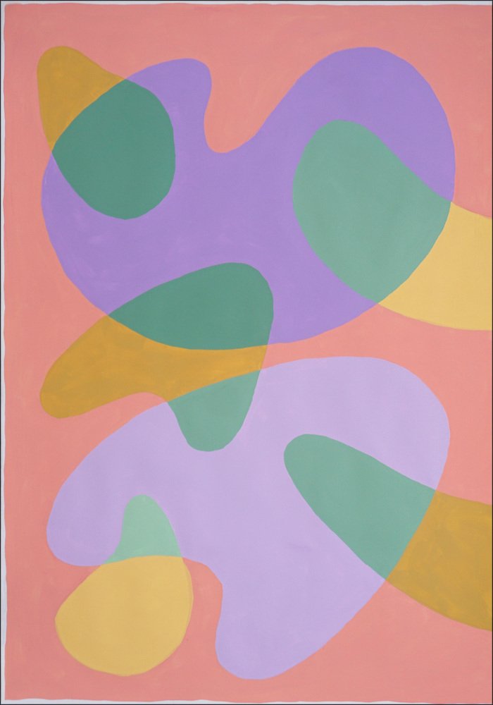 Ryan Rivadeneyra, Great Barrier Reef Triptychon, 2024, Acryl auf Papier bei Pamono kaufen