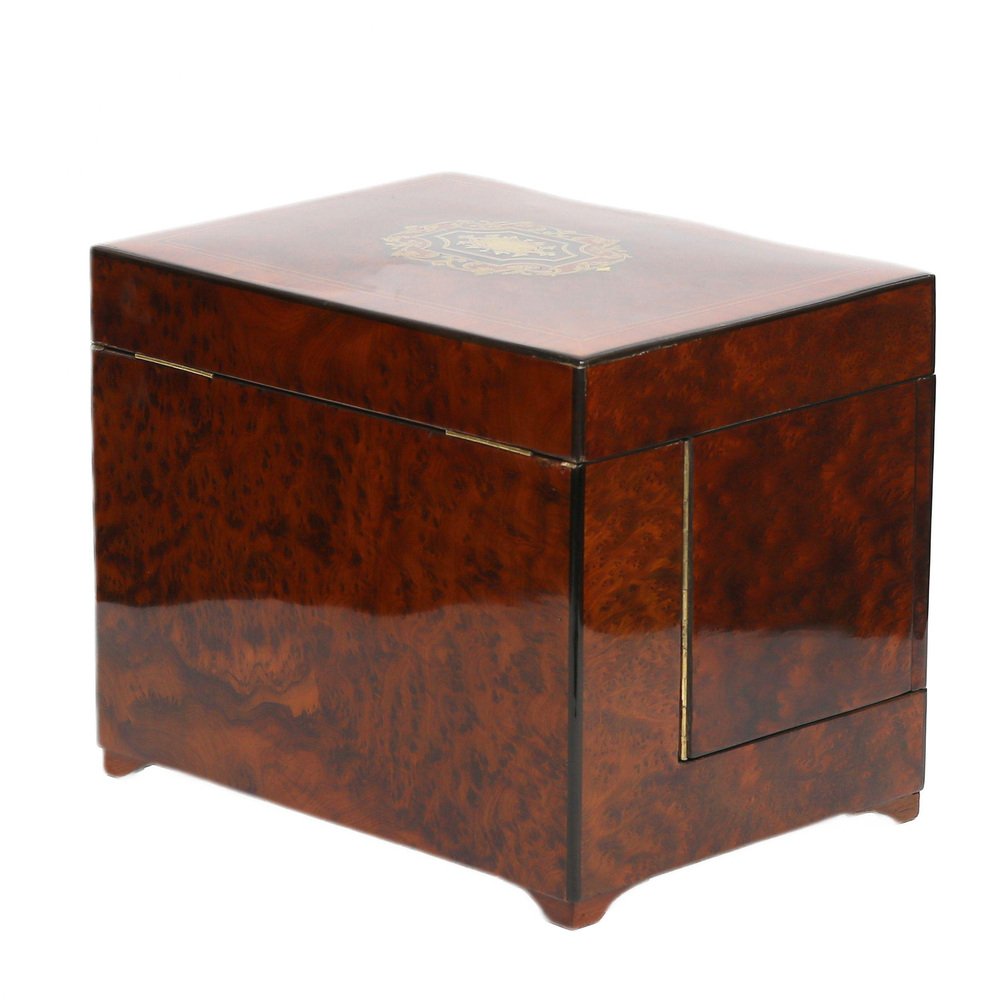 19th Century Napoleon III Carriage Bar in Marquetry Technique for sale ...