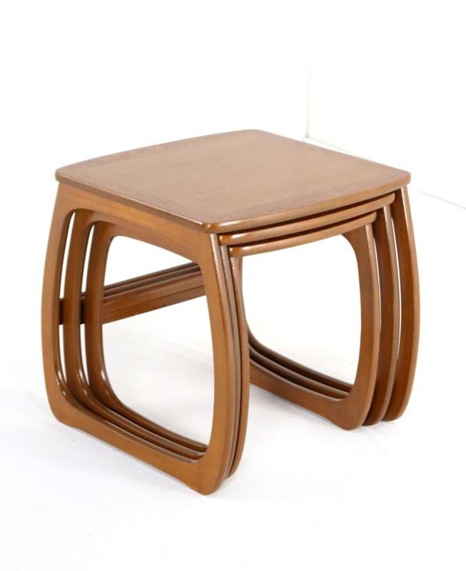 Nesting Tables from Nathan, 1960s, Set of 3 for sale at Pamono