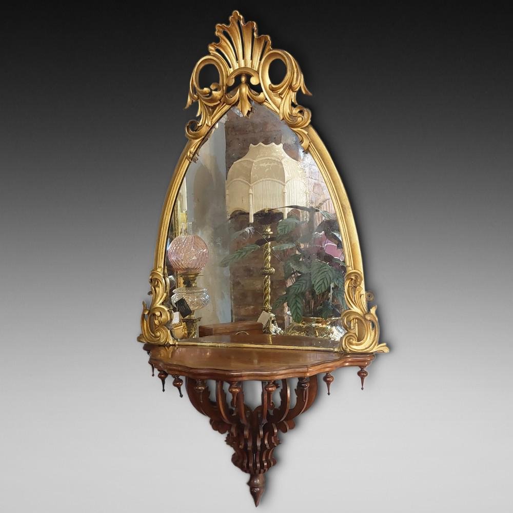 Victorian Giltwood Pier Glass Mirror for sale at Pamono