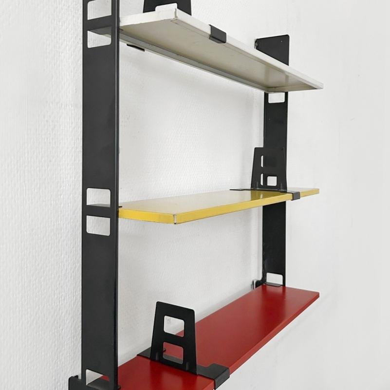 Pocket Steel Shelf Wall Rack by Dekker Van Mieren for Tomado, 1970s for ...