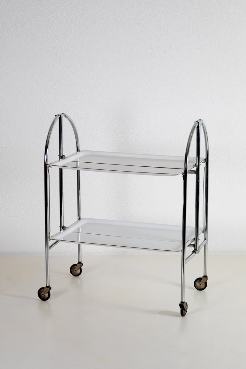 Chrome Frame Moving Tray for sale at Pamono