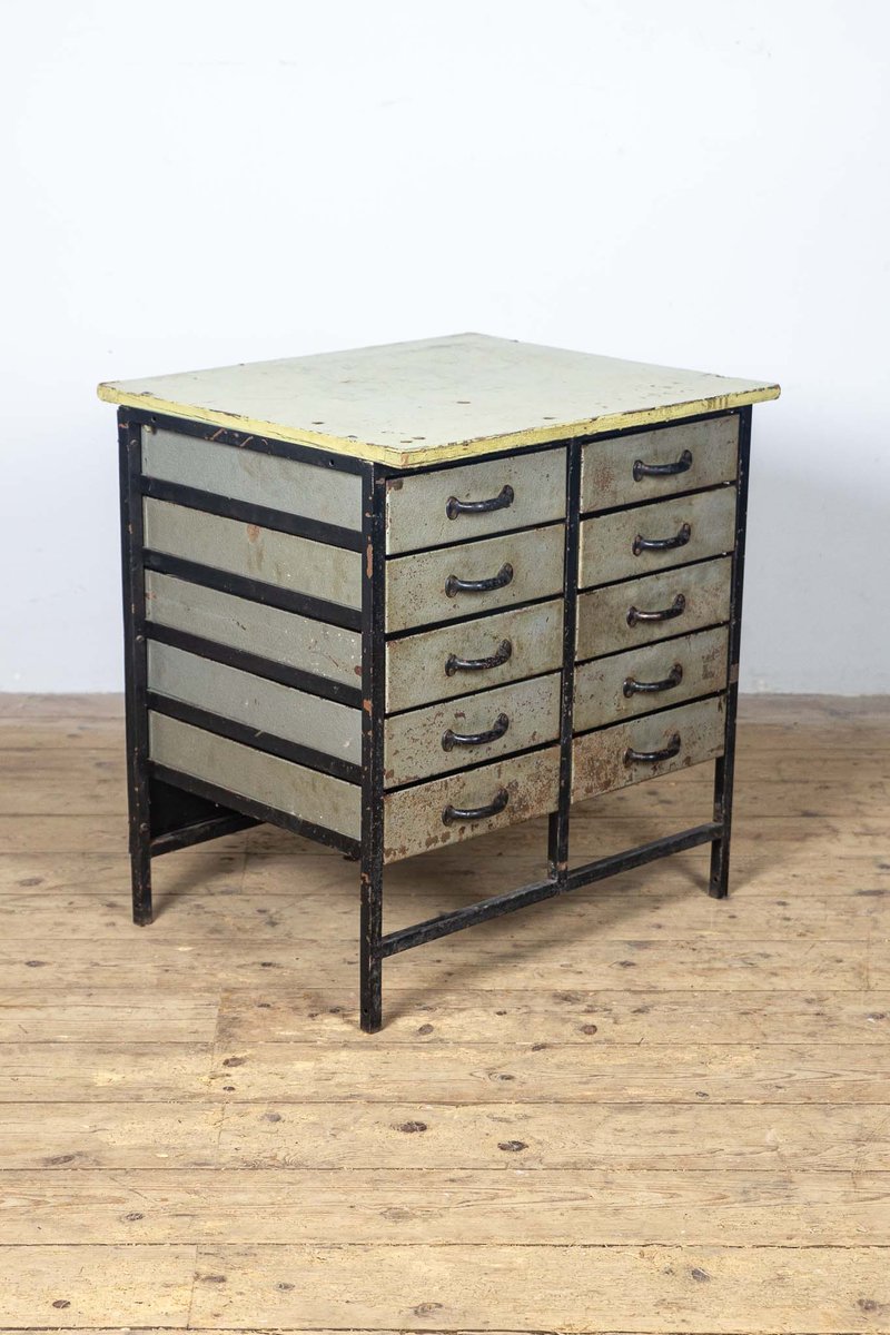 German Metal Drawers Cabinet, 1970s for sale at Pamono