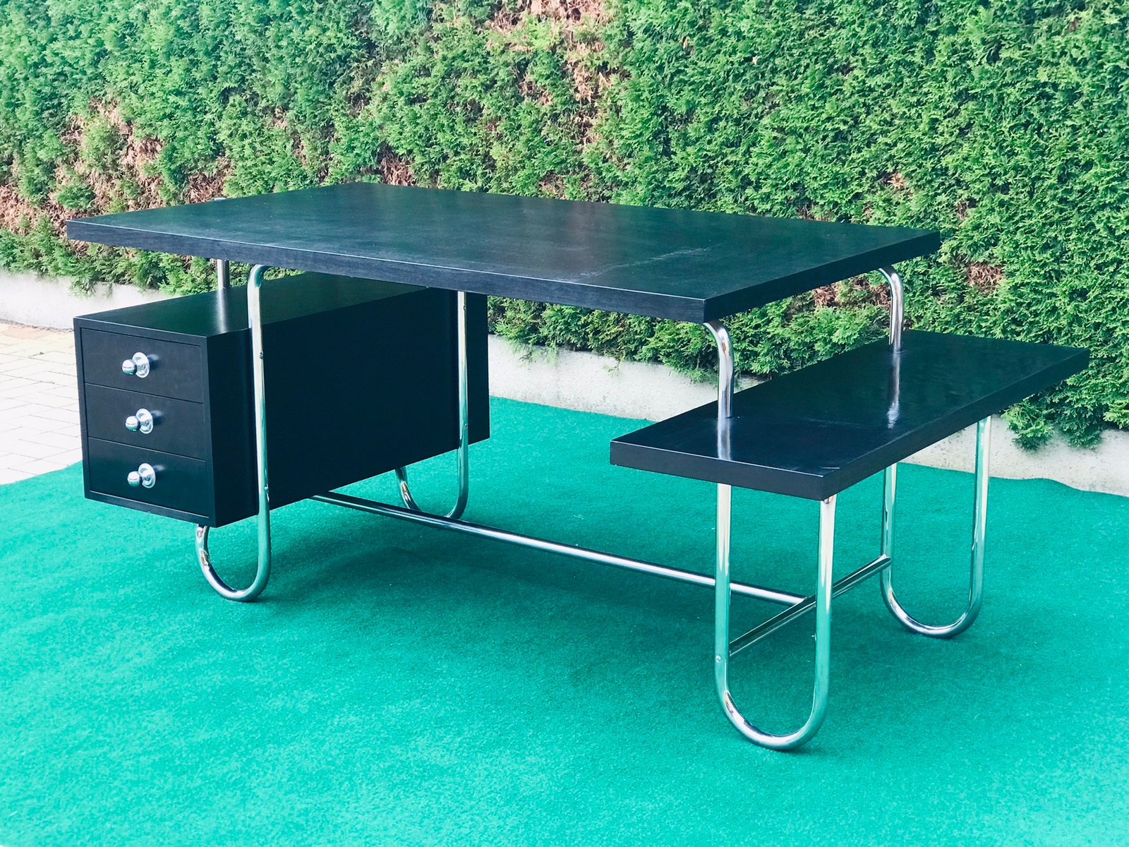 Bauhaus Tubular Steel Desk by André Lurcat for Thonet, 1930s for sale ...