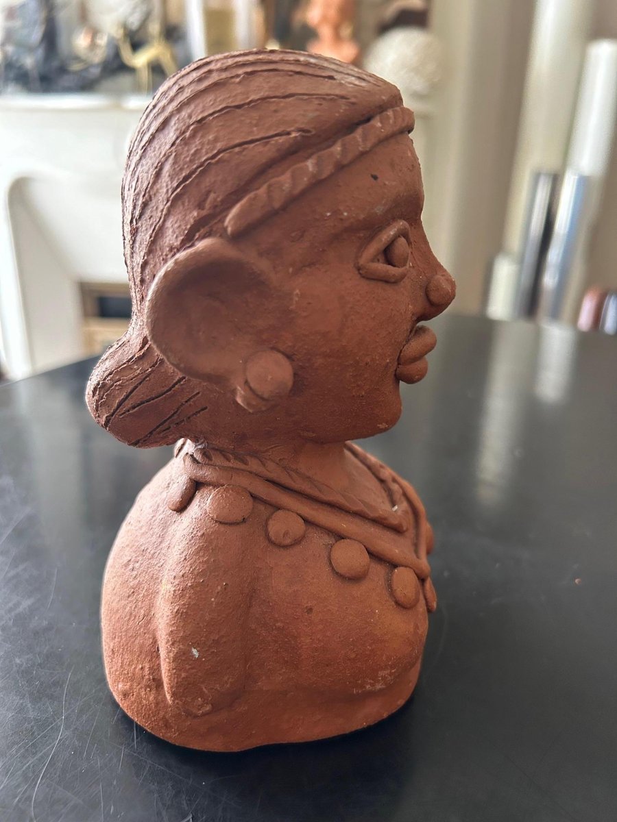 Nok Terracotta Sculpture, 1950s for sale at Pamono