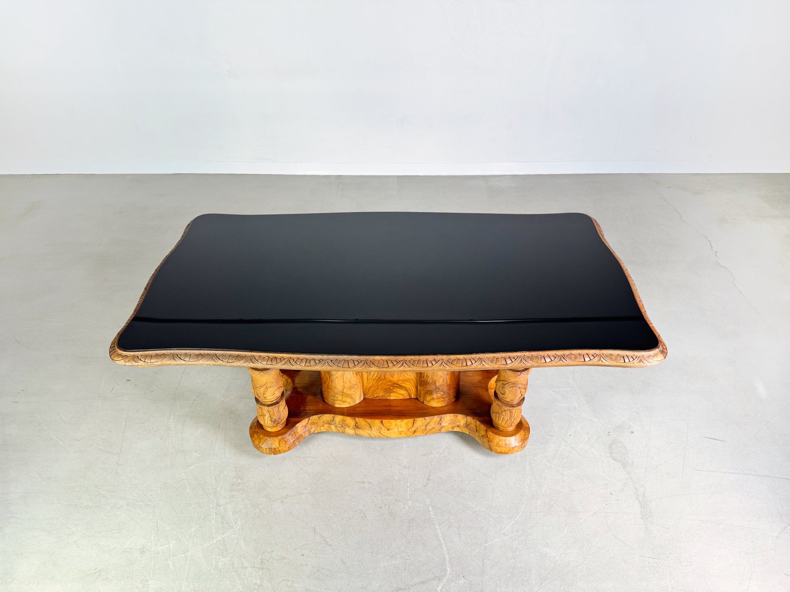 Italian Late Baroque Rococo Dining Table in Walnut from La Permanente ...