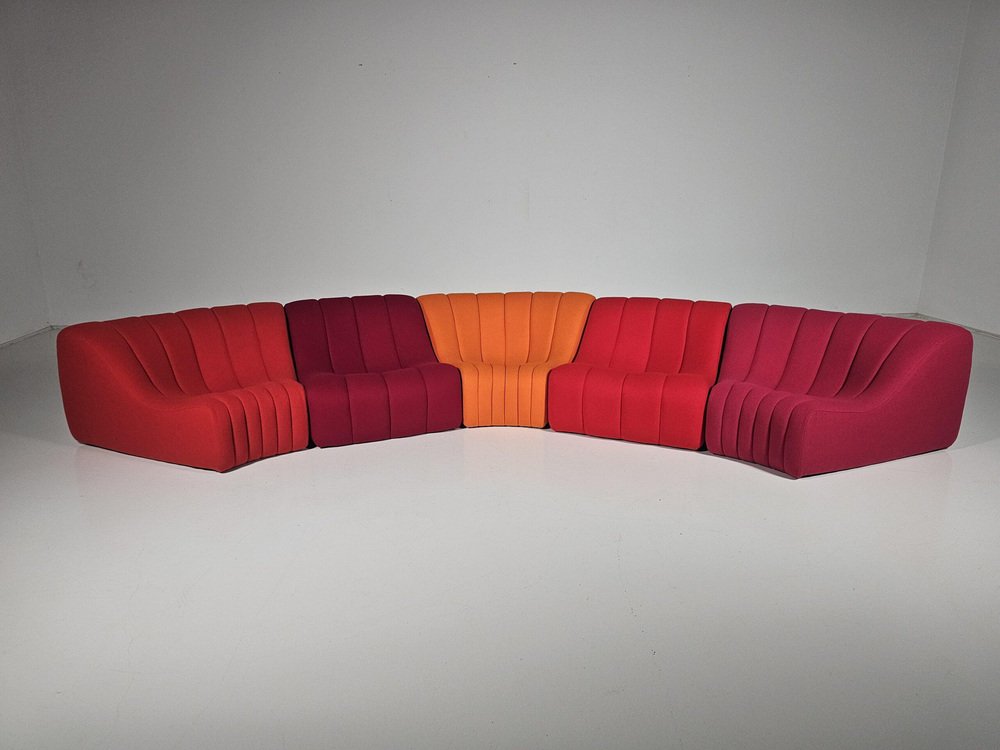 Chromatic Modular Multi-Color Sofa attributed to Kwok Hoi Chan for ...