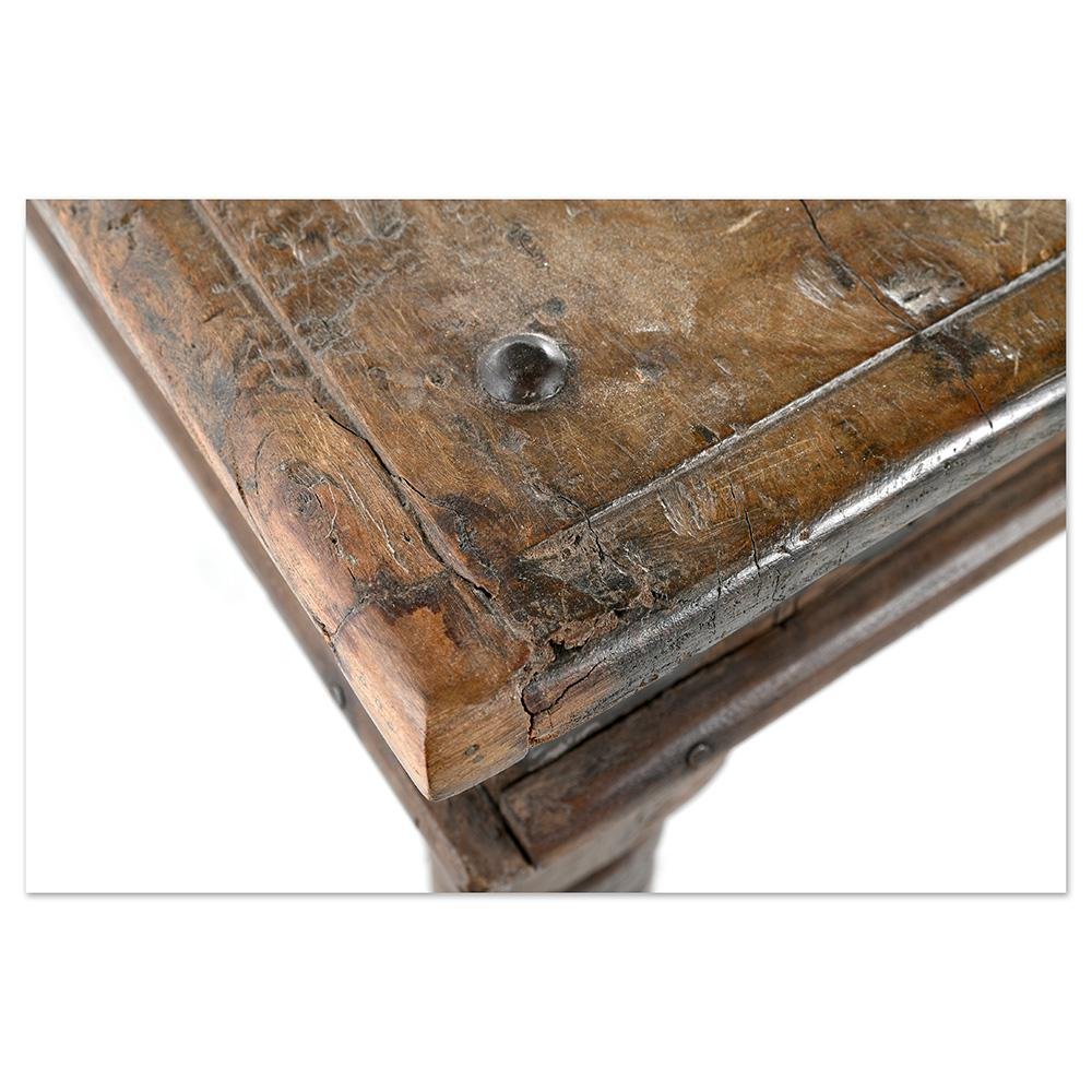Indian Table in Solid Studded Wood for sale at Pamono