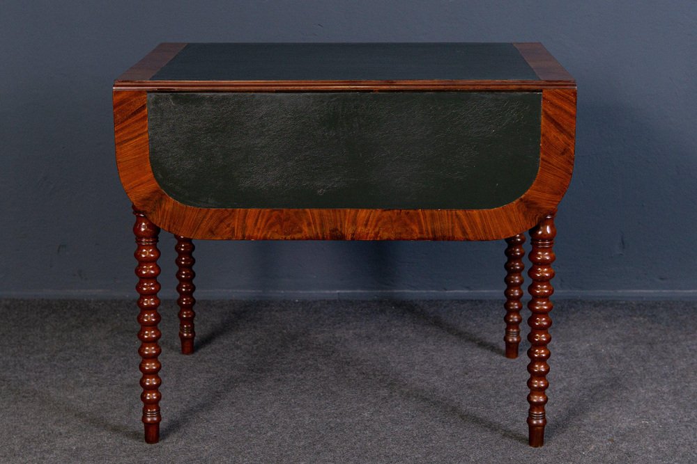 Biedermeier Game Table in Mahogany and Oak for sale at Pamono