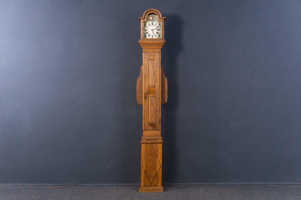 Baroque Oak Grandfather Clock for sale at Pamono