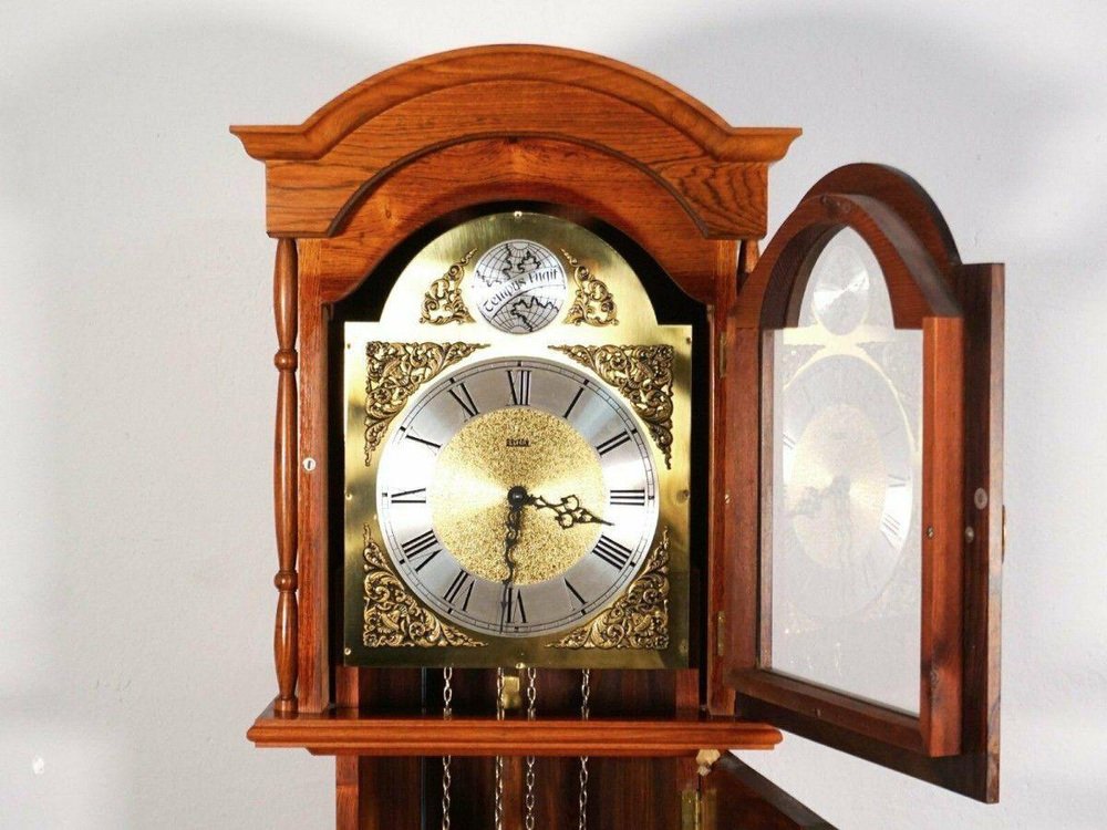 Standing Grandfather Clock in Walnut for sale at Pamono