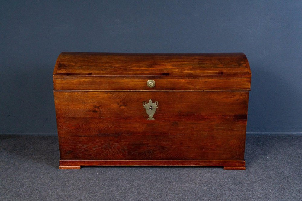 Large Chest Round Lid Chest for sale at Pamono