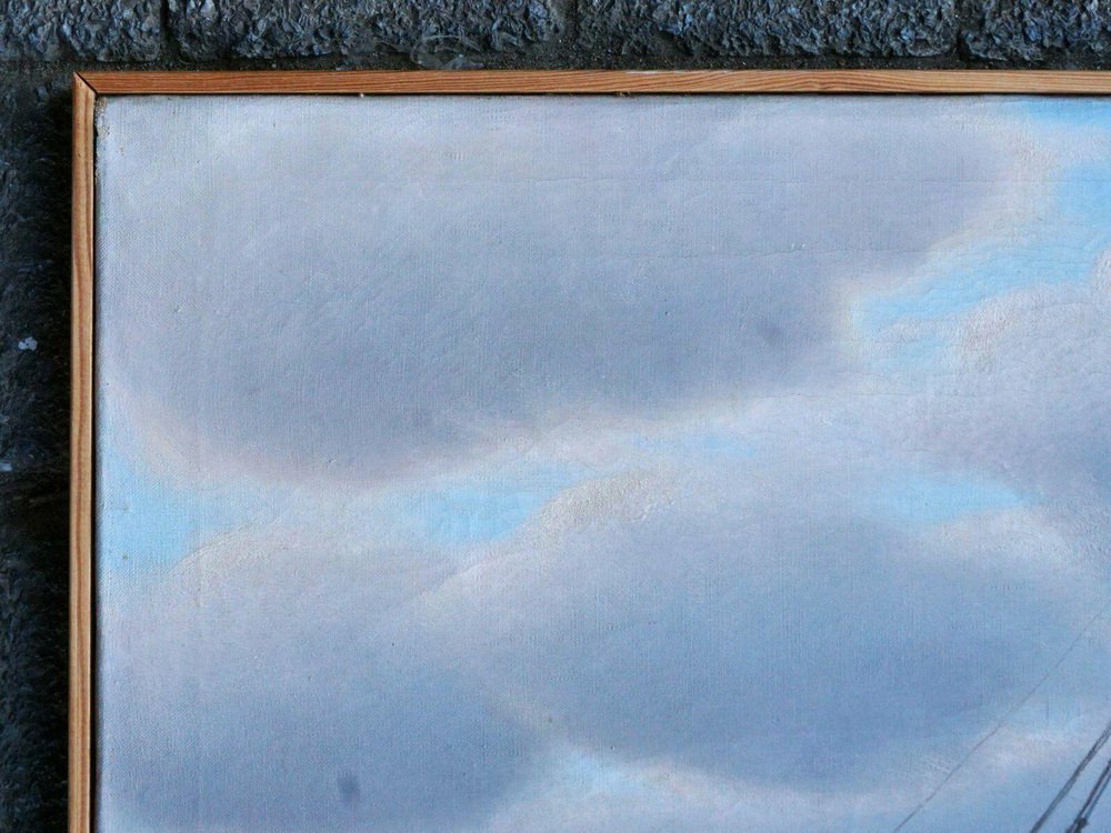 J. Neumann, Marine Ship, Oil Painting for sale at Pamono