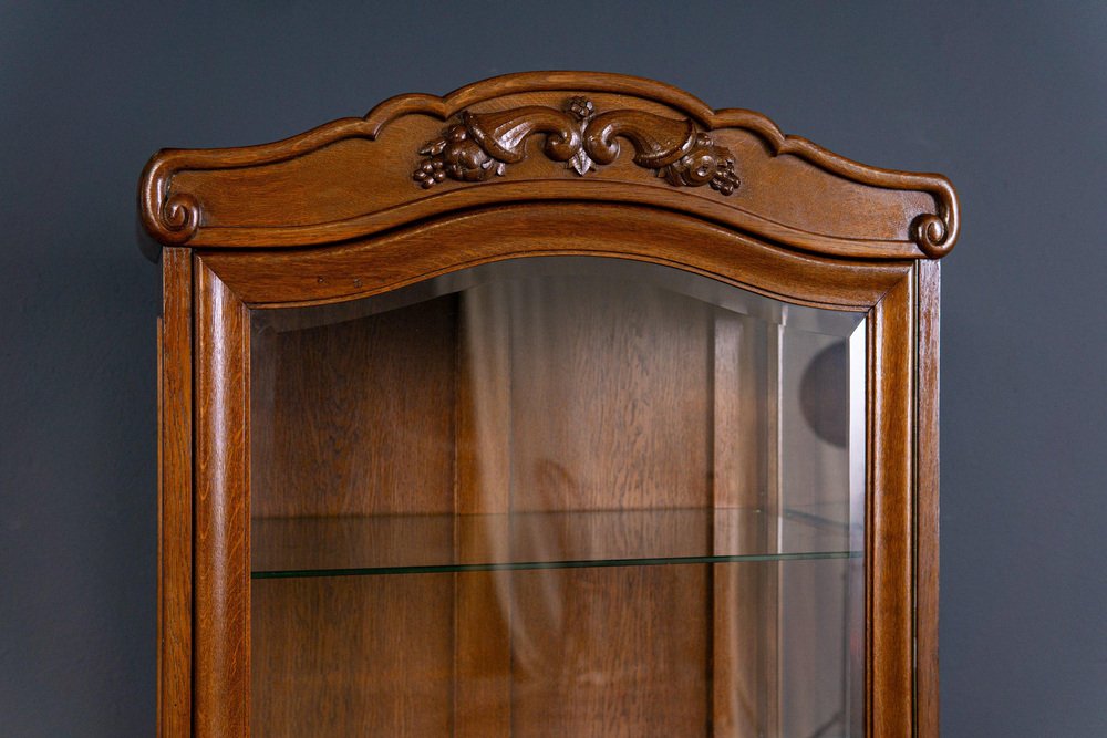 Vintage Brown Display Cabinet for sale at Pamono