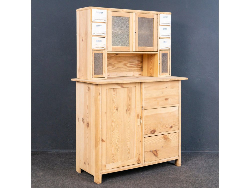 Vintage Kitchen Buffet in Pine for sale at Pamono