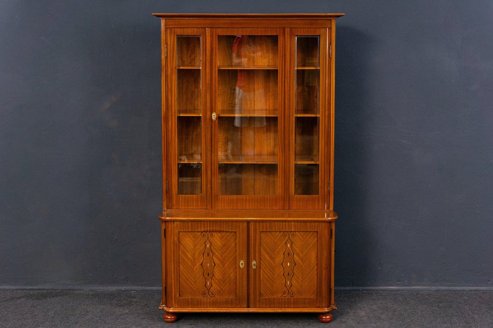 Vintage Brown Display Cabinet for sale at Pamono