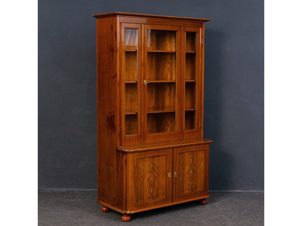 Vintage Brown Display Cabinet for sale at Pamono