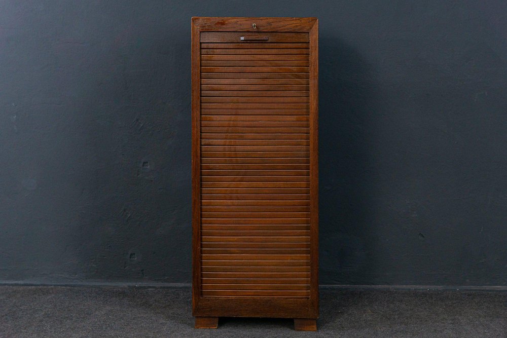 Vintage Roller Shutter Cabinet for sale at Pamono