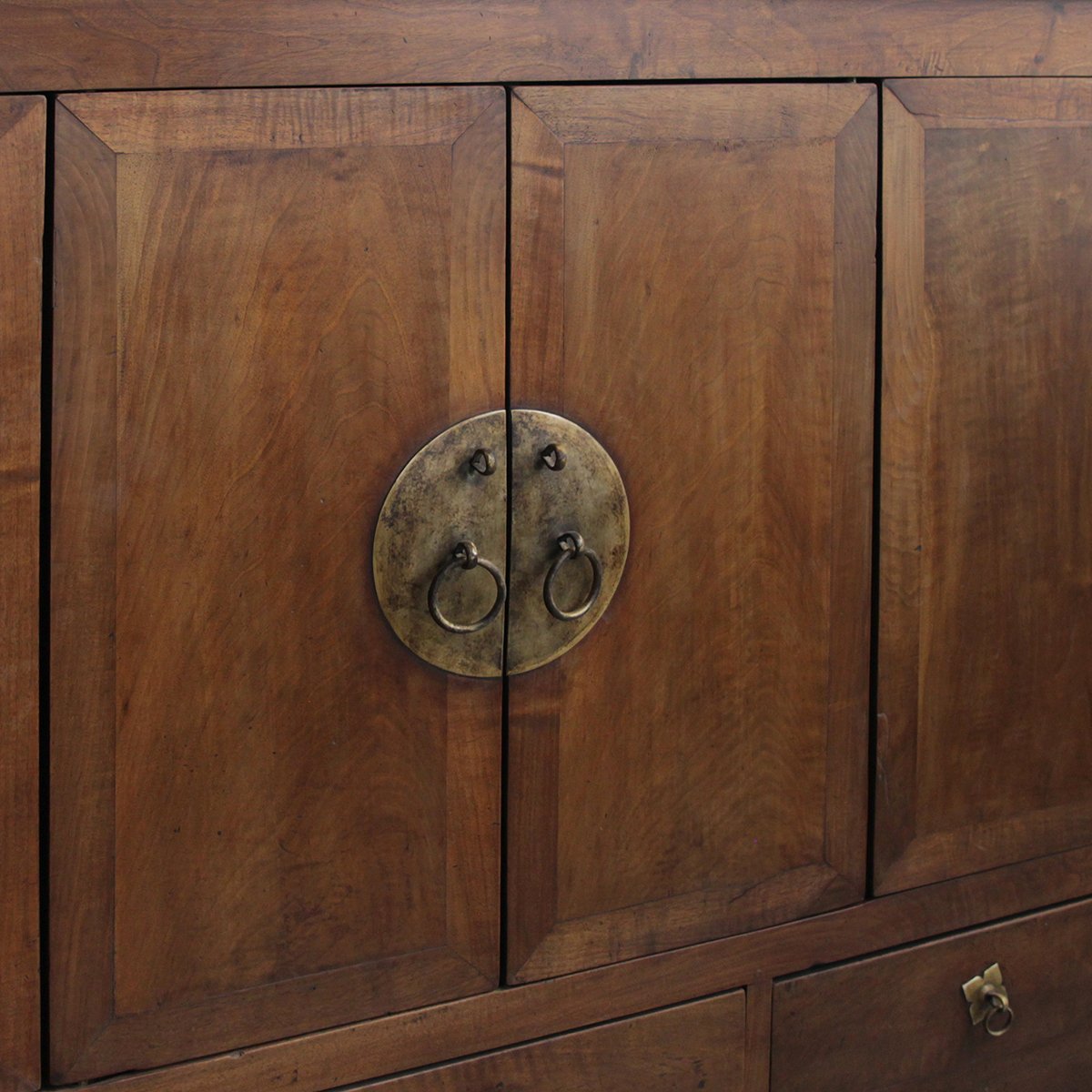 Large Walnut Storage Cabinet for sale at Pamono