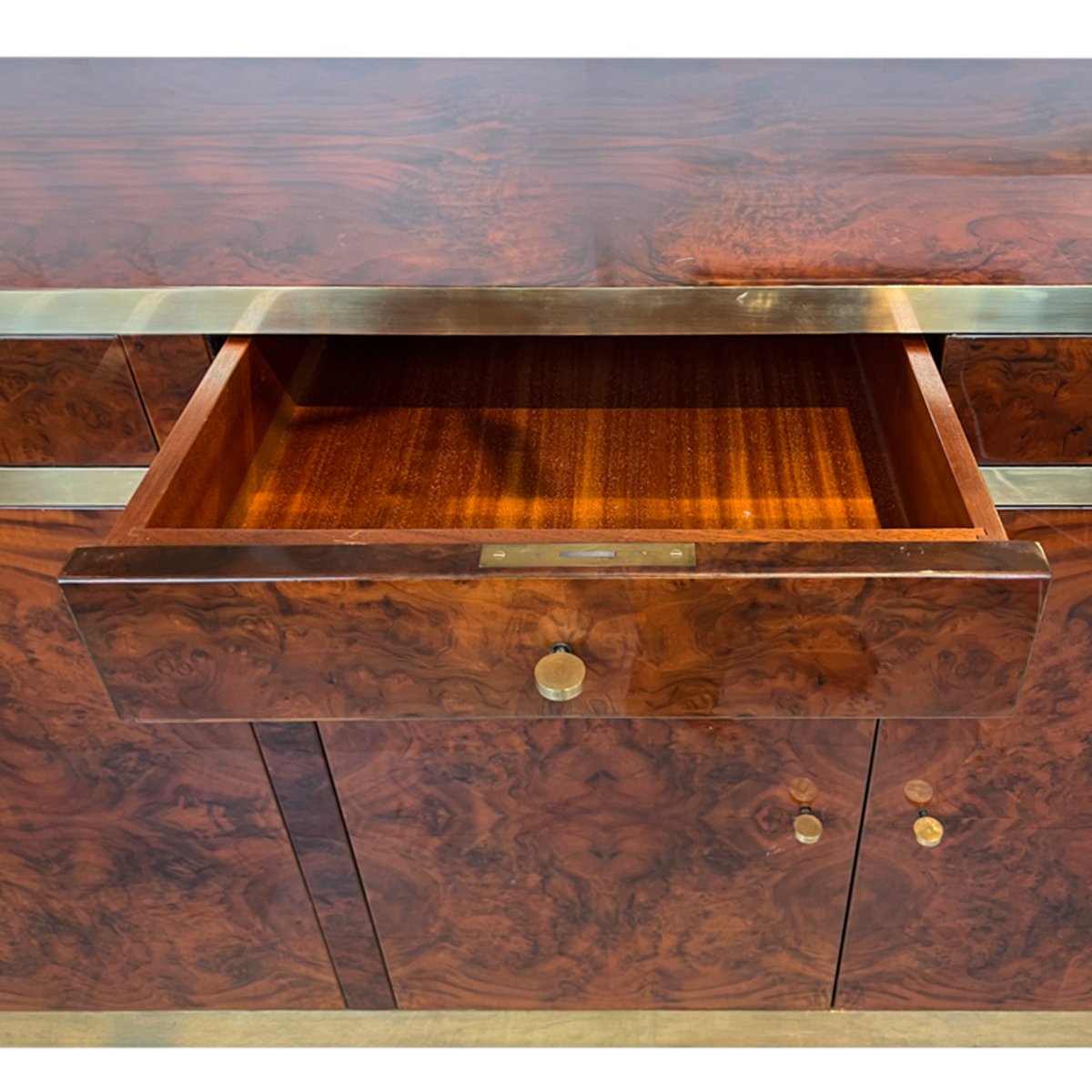 Large Sideboard by Jean-Claude Mahey, 1970s for sale at Pamono