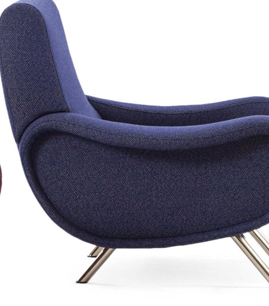 Vintage Lady Chair by Marco Zanuso for Cassina, Set of 3 for sale at Pamono