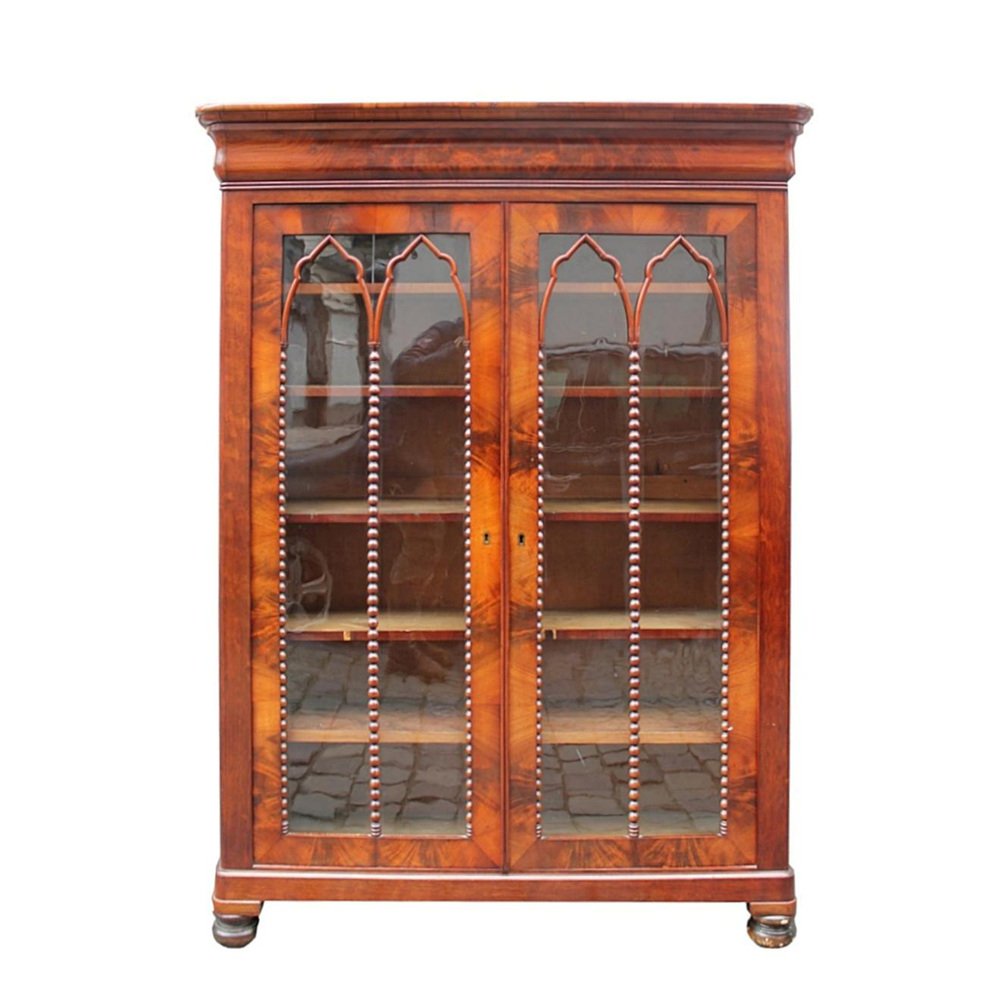 Louis Philippe Period Bookcase Display in Mahogany, 19th Century for ...