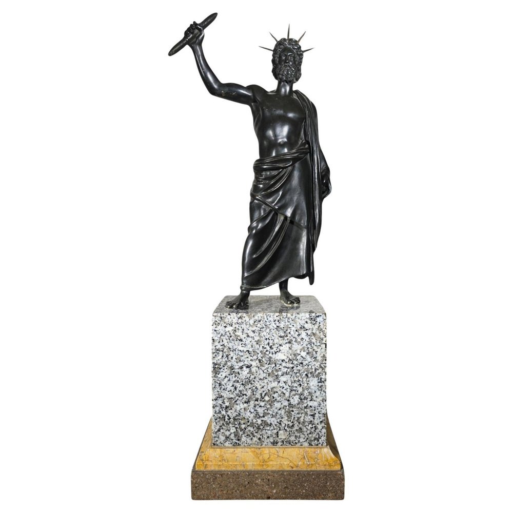 Sculpture of Jupiter, 18th Century, Bronze for sale at Pamono