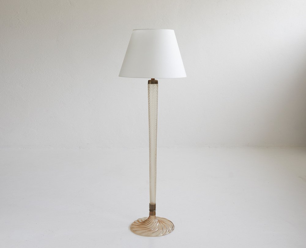 Model N ° 529 Blown Glass Floor Lamp attributed to Carlo Scarpa for ...