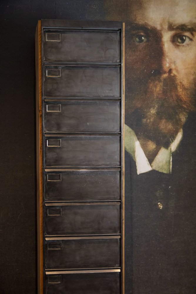 Vintage Flap Cabinet from Roneo, 1950s for sale at Pamono