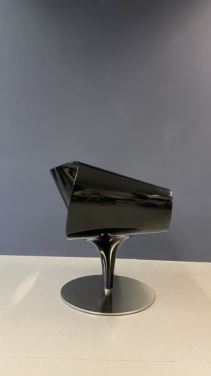 Black Designer Chair for sale at Pamono