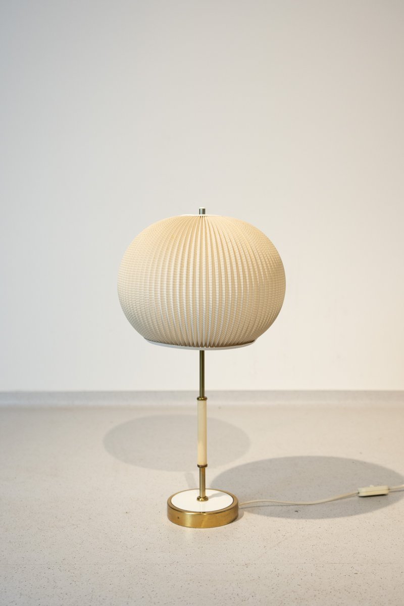 Rice Paper Table Lamp, 1950s for sale at Pamono