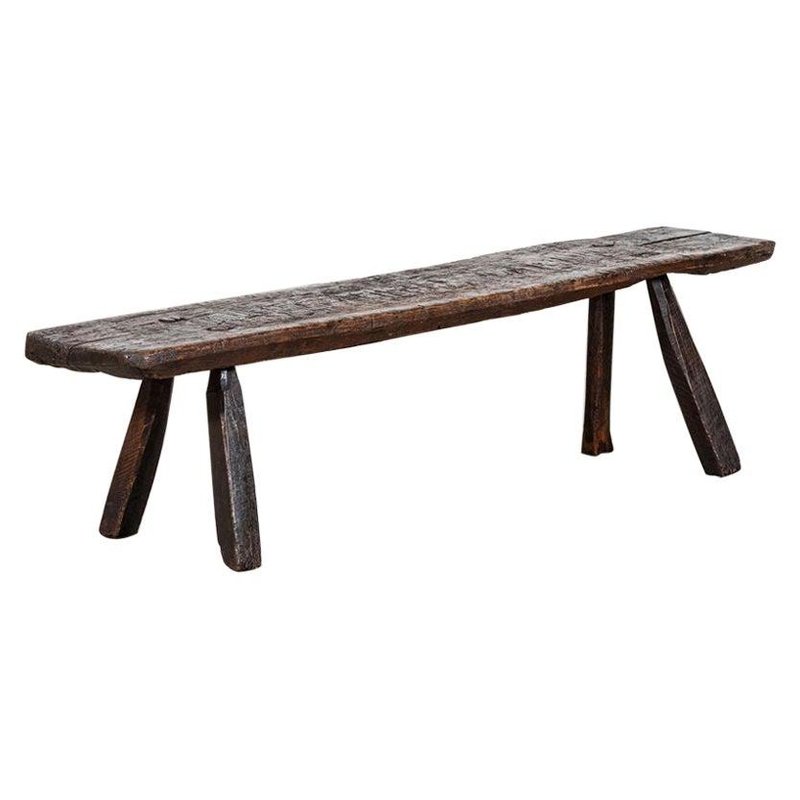English Vernacular Oak Pig Bench, 1790 for sale at Pamono