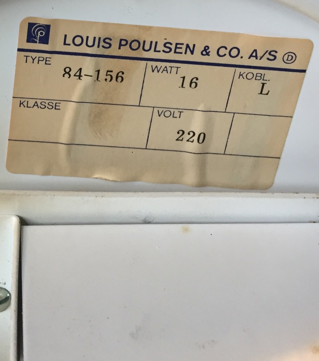 White Danish Minimalist Combi Table Lamps by Per Iversen for Louis ...