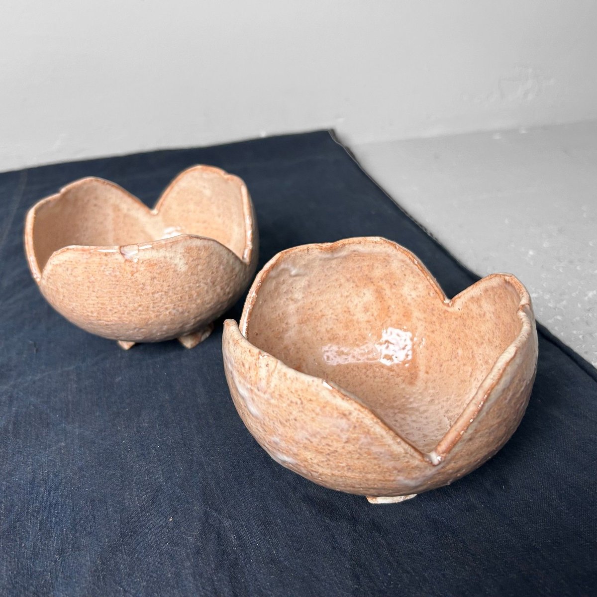 Traditional Kaiseki Wari-Sansho Mukozuke Dining Bowls, Japan, 1970s ...