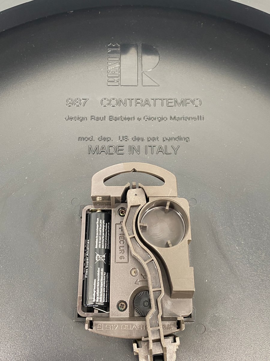 Postmodern Wall Clock by Barberini Giorgio Marinelli for Rexite, Italy ...