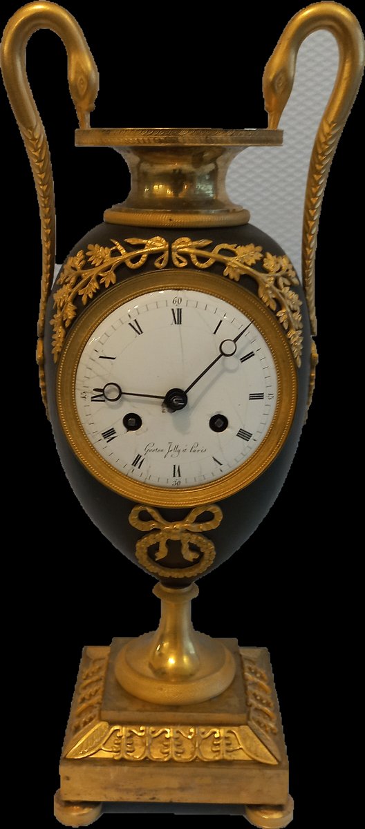 Napoleonic Empire Vase Clock for sale at Pamono