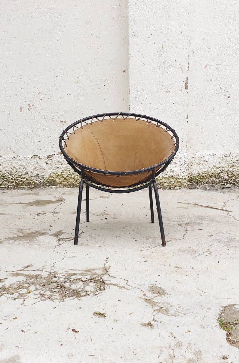 Mid-Century Modern Lounge Chair by Lusch Erzeugnis for Lusch & Co ...