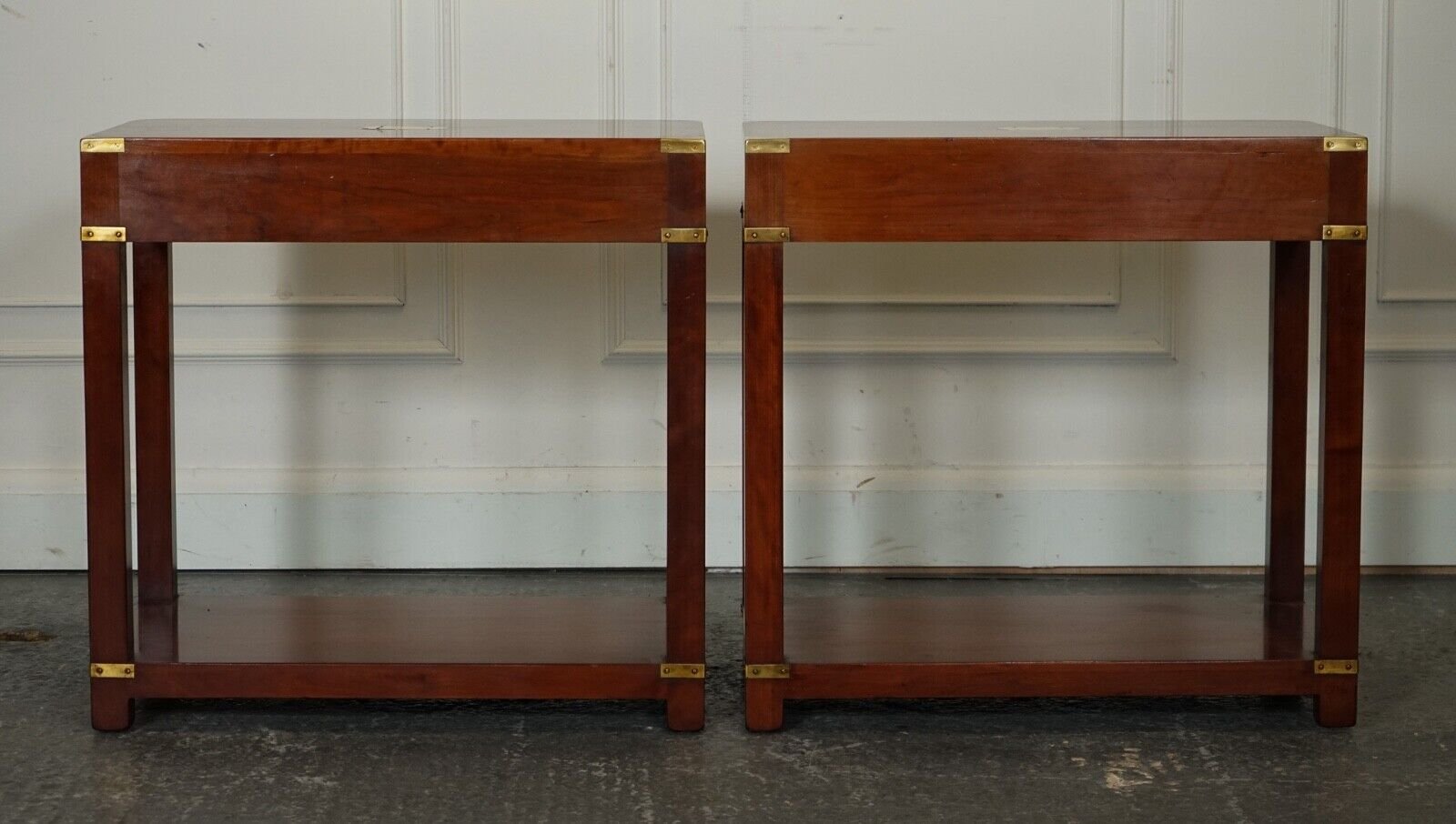 Reh Kennedy Campaign Bedside Tables from Harrods, Set of 2 for sale at ...