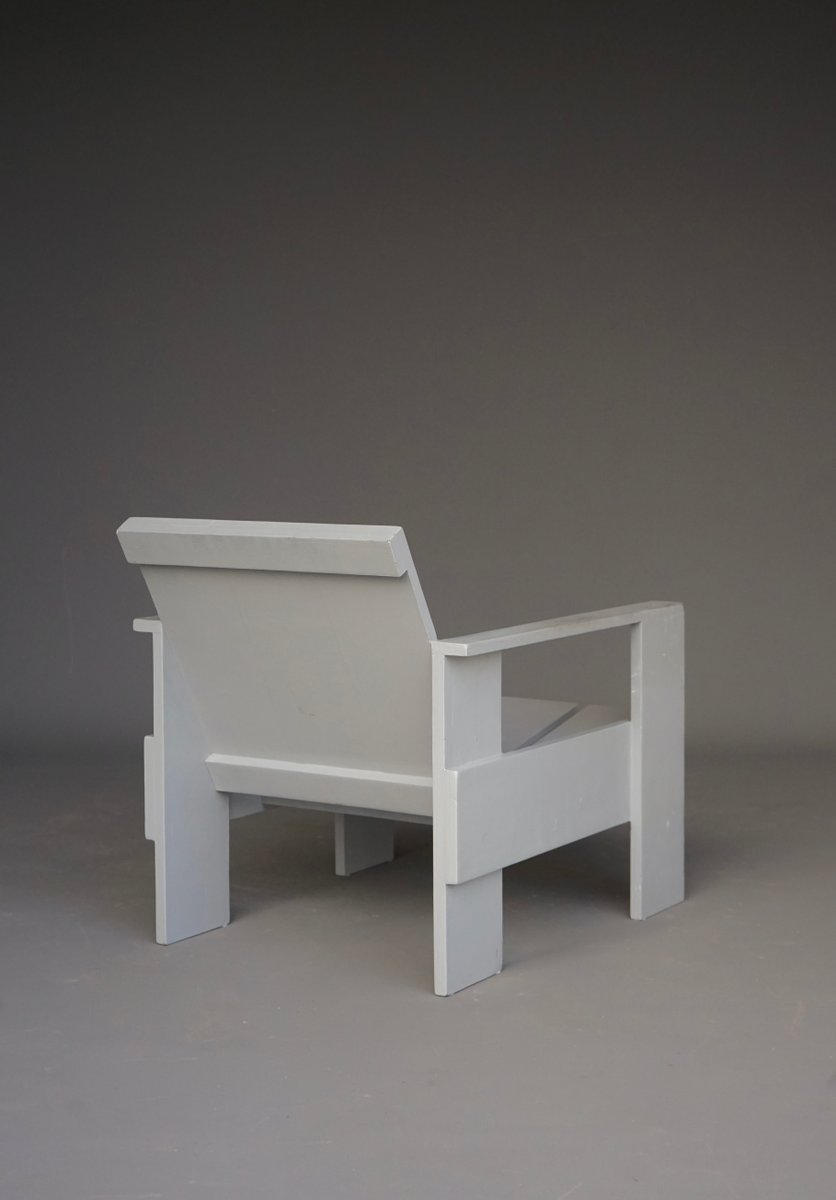 Plywood Crate Chair attributed to Gerrit Rietveld, 1970s for sale at Pamono