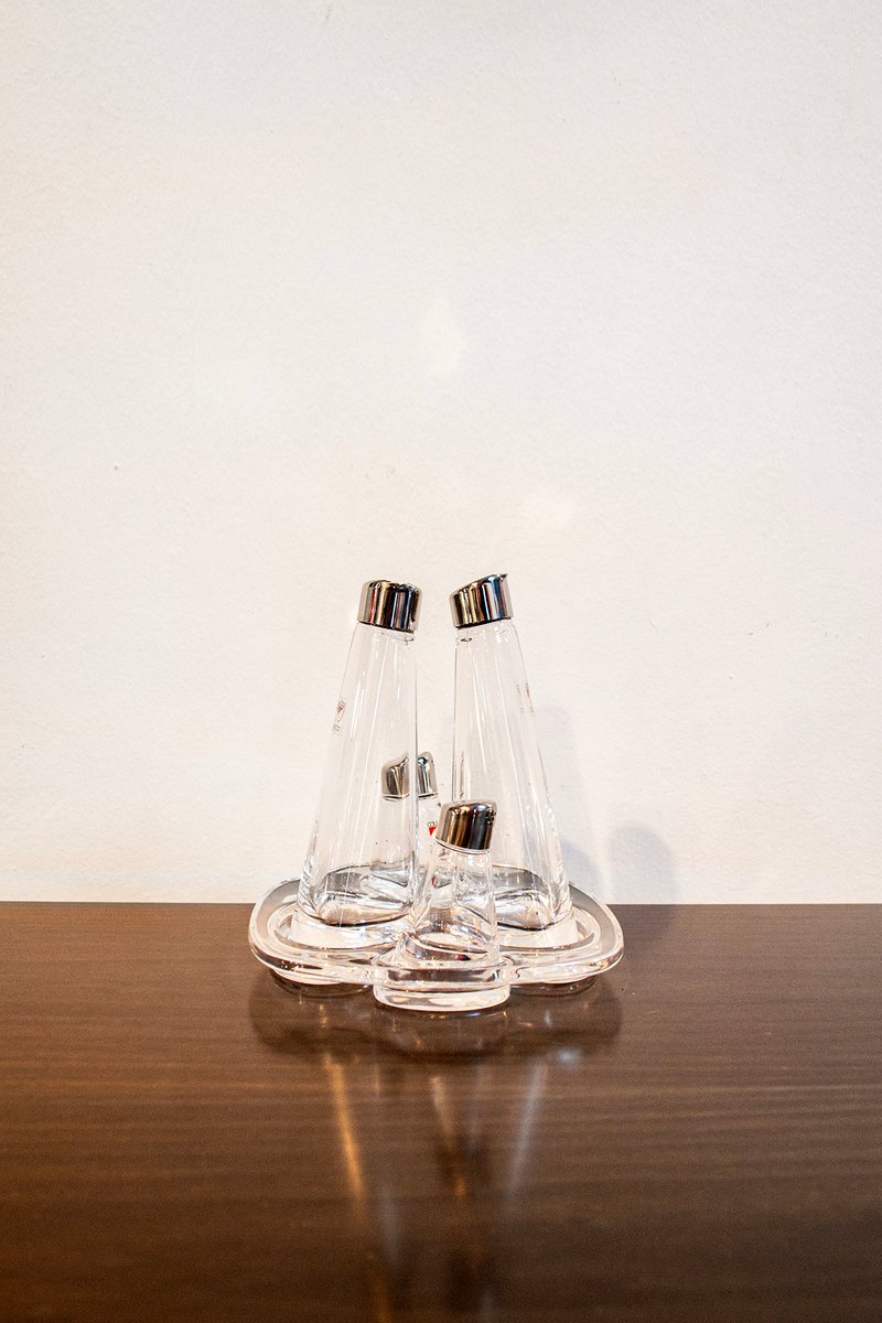 Set olio e aceto, sale e pepe di Angelo Mangiarotti per Colle ...