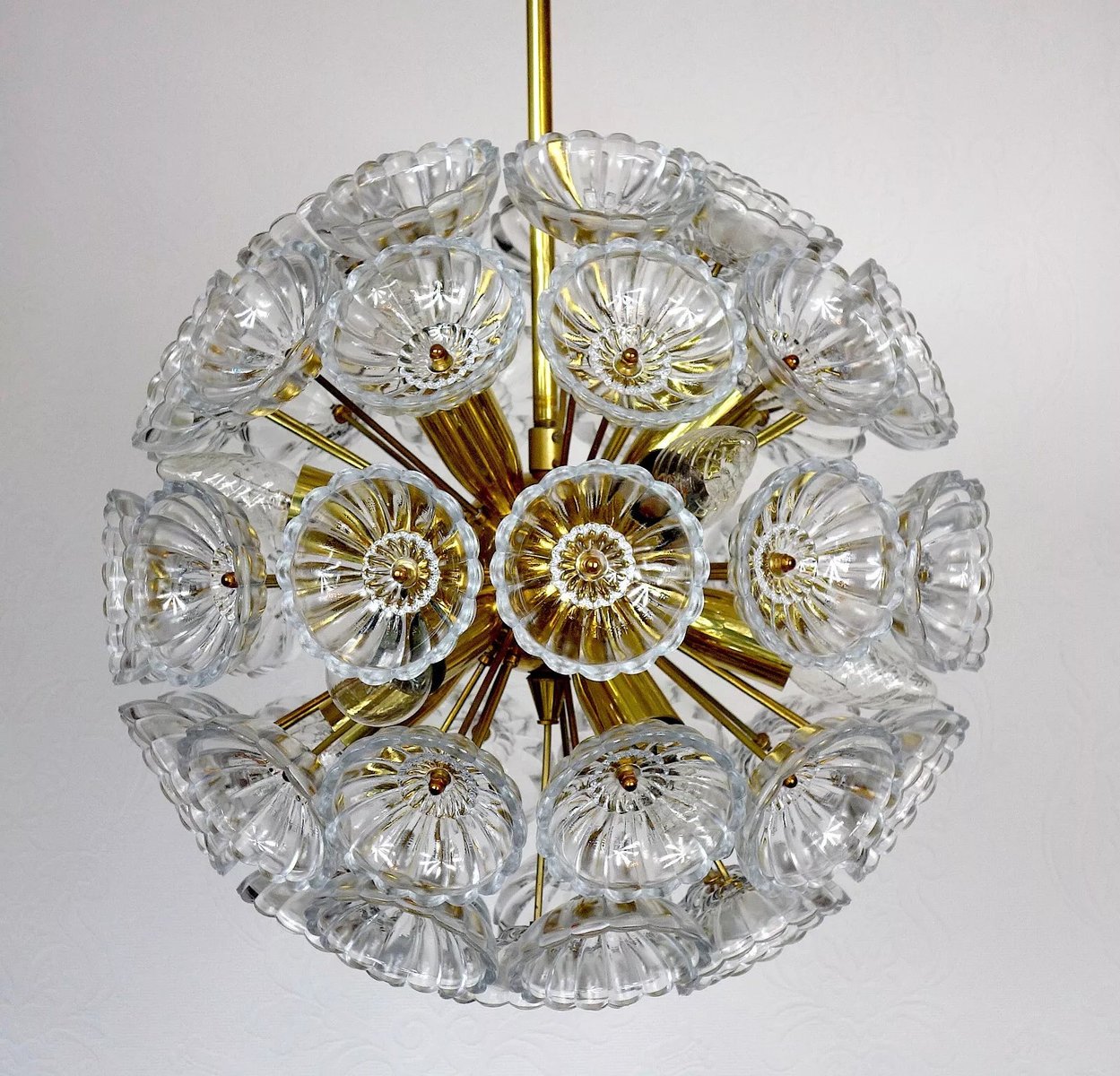 Sputnik 11-Light Chandelier, 1960s for sale at Pamono